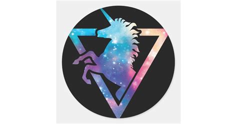 Unicorn Galaxy Sticker Zazzle