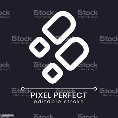 구두닦이 서비스 픽셀 완벽한 흰색 선형 Ui 아이콘 어두운 테마 개념에 대한 스톡 벡터 아트 및 기타 이미지 개념 검은색 그래픽 사용자 인터페이스 Istock