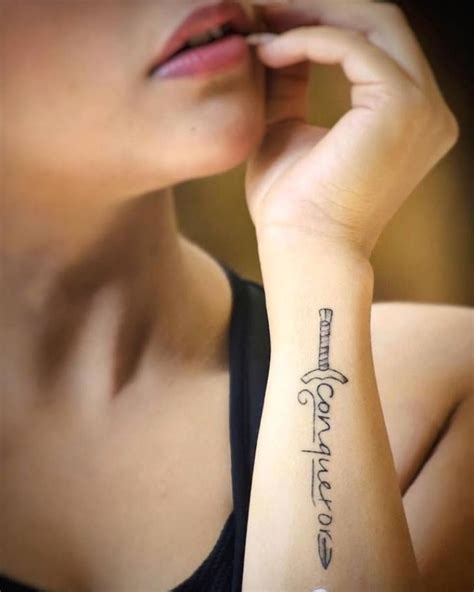 Girly Quote Tattoos On Wrist