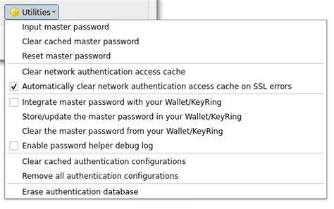 Authentication System Overview QGIS Documentation Documentation