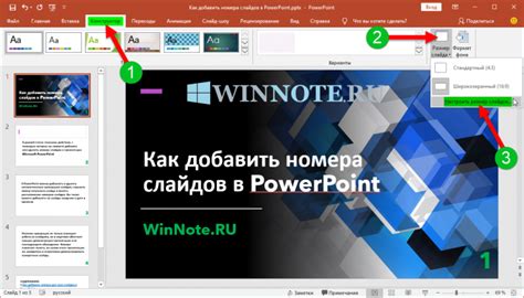 Как добавить номера слайдов в Powerpoint