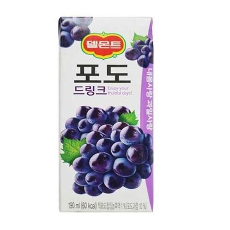 델몬트 드링크 포도주스 190ml 12개23년2월22일 홈플러스 택배배송