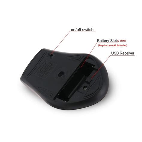 Souris Gaming Sans Fil Usb Dmp Sud