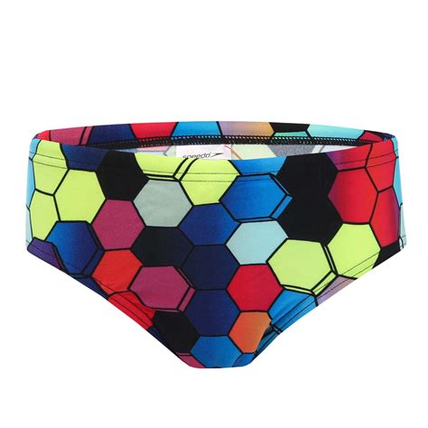Speedo 8cm Allover Brief Mens Multi