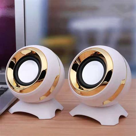 Wired Bookshelf Computer Speakers Bottom Diaphragm Vicedeal