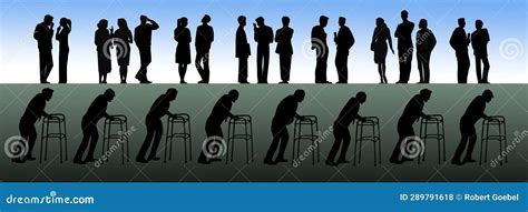 иллюстрация старения иллюстрация штока иллюстрации насчитывающей сравнение 289791618