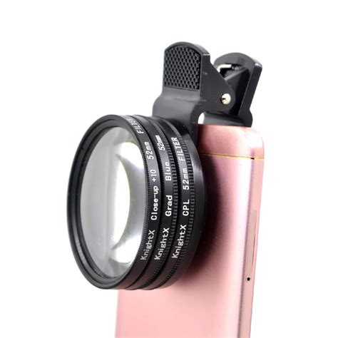 Webcam Objectifs Caméra Cpl Filtre Polarisant Star Nd Micro Avec Objectif Clip Sur Le Téléphone