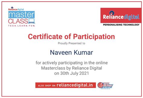 Naveen Kumar On Linkedin Webinar Reliancedigital