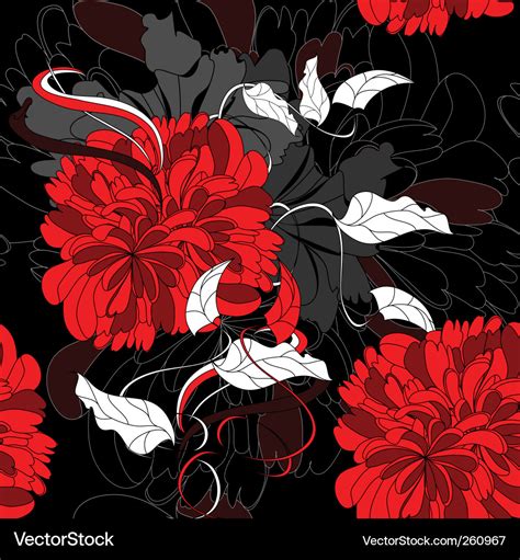 Elegant Floral Wallpaper Royalty Free Vector Image