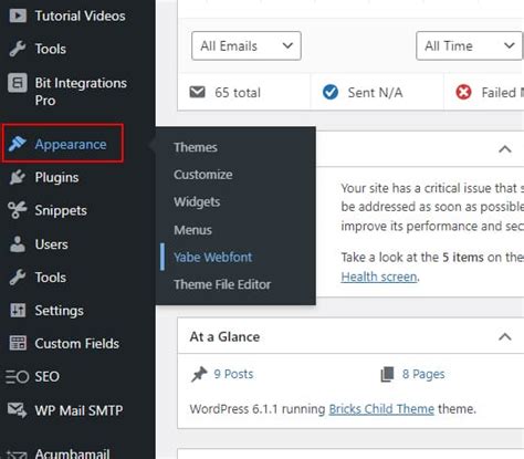 how to use yabe webfont in bricks builder jornes