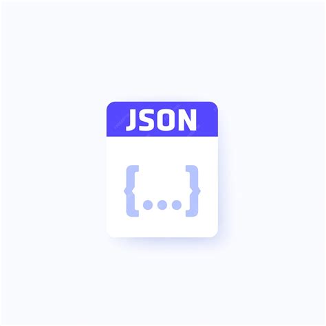 Premium Vector Json File Format Icon For Apps Vector
