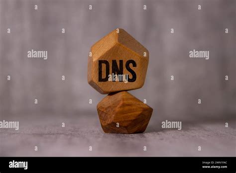 DNS Acronym Domain Name System Concept On Cubes Stock Photo Alamy