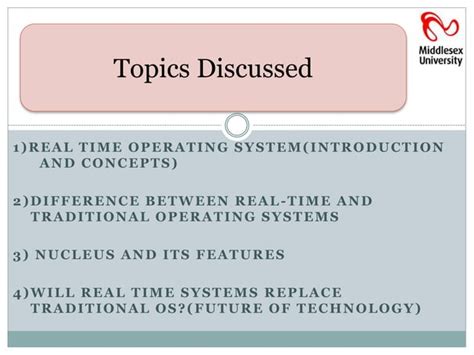 Real Time Operating Systems Pptx