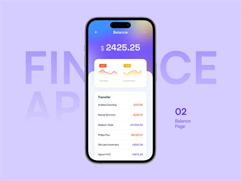 Finance App UI Design Behance