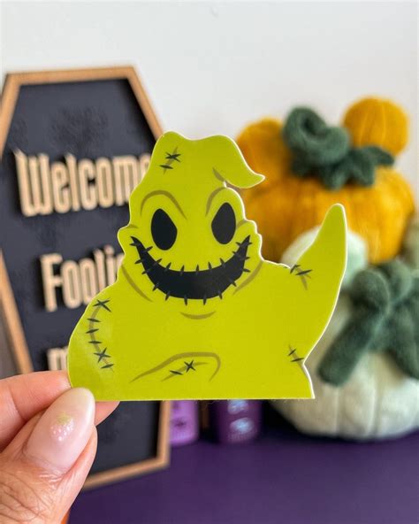Oogie Boogie Glow In The Dark Stickers Nightmare Before Christmas
