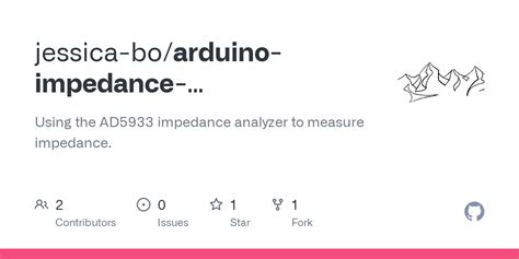 github jessica bo arduino impedance measurements using the ad5933 impedance analyzer to