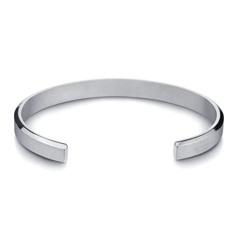 Cuff Bracelet Mens Silver Hotsell