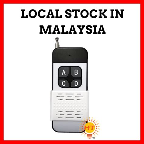 Extra Long Range Hs1527 Ev1527 433mhz Rf Fixed Code Remote Controller 4 Keys Shopee Malaysia
