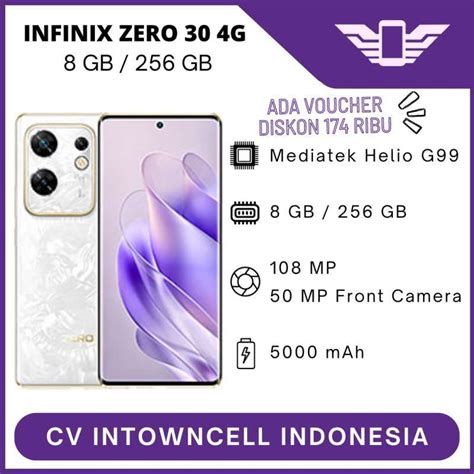 Promo Infinix Zero G Gb Garansi Resmi Promo Diskon Di Seller Cv Intown Cell