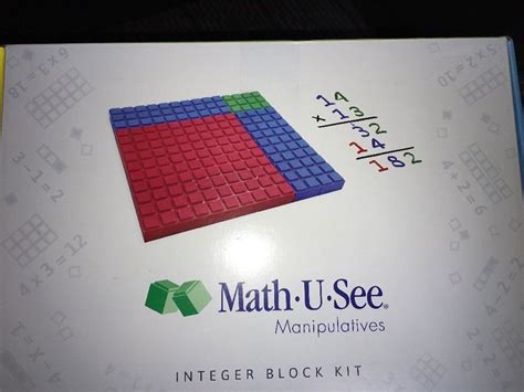 Math U See Manipulatives Integer Block Kit 133 Pcs Ebay Math U