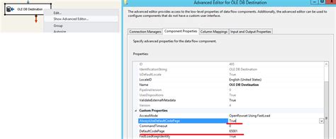 t sql sql server the column cannot be processed because more than 1 code page 65001 and 1252