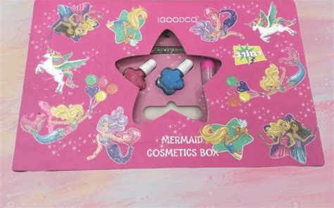 Детская декоративная косметика для девочек Тени блеск помада лак Подарочный набор косметики