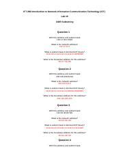 Mastering CIDR Subnetting Essential Exercises And Solutions Course Hero