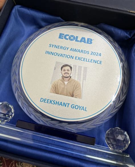 Deekshant Goyal On Linkedin Ecolabsynergy24 Teamwork Innovationexcellence 62 Comments