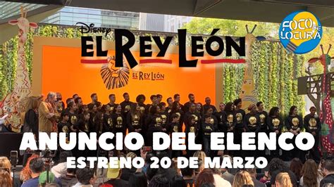 ¡el Rey León Regresa A Cdmx Conoce Al Elenco Del Musical En Teatro