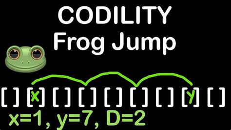 Frog Jump In C And Python Codility Solutions Lesson 3 Lesson Solutions Algorithm