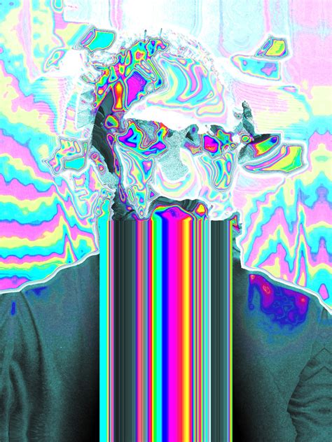 Self Portrait Glitch Art On Behance