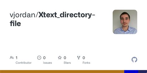 Github Vjordanxtextdirectory File