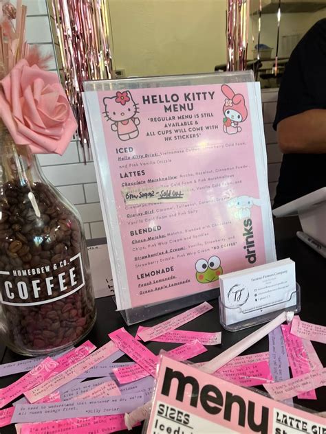 Menu At Thirsty Girl Coffee Pomona