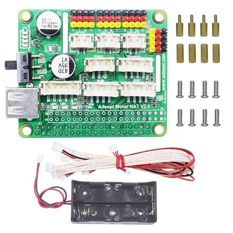 Adeept Raspberry Pi Motor Hat Kit Smart Robot Car Driver Robot