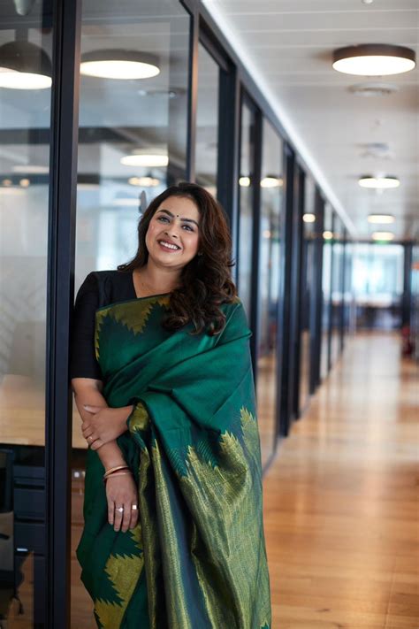 Deepa Solanki On Linkedin Wearing A Saree In The Office Without A
