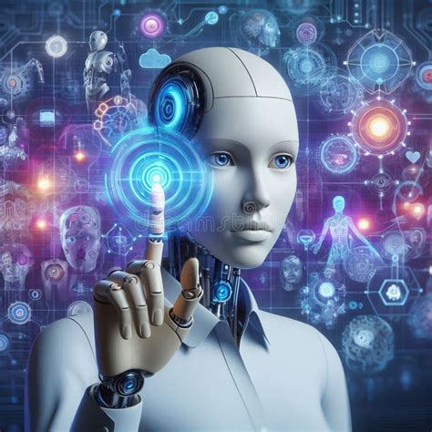 83 50 3d Character Ai Integration Integrating Artifi Stock Illustration Illustration Of