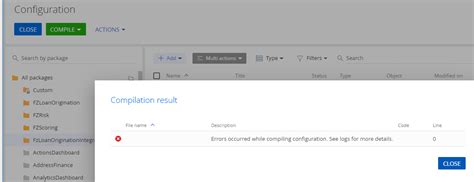 Error While Compiling Custom Package Community Creatio
