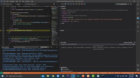 مشكلة في إرسال البيانات بإستخدام flutter dio جافا سكريبت أكاديمية حسوب