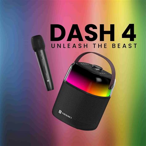 Portronics Introduces Its Dash 4 Wireless Party Speaker With Karaoke Mic In India At ₹6 699