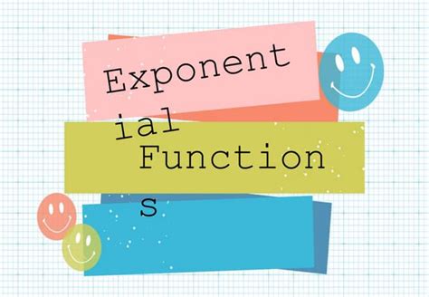Math Subject Exponential Functions Pptx