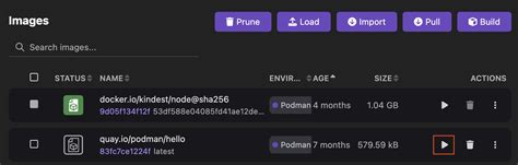Start A Container Podman Desktop