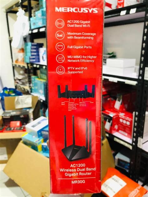 Mercusys Mr G Ac Wireless Dual Band Gigabit Router Computers Tech Parts Accessories