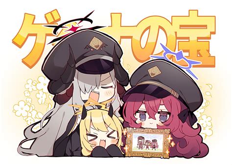 Iroha Ibuki And Makoto Blue Archive Drawn By Amano Mizu Danbooru