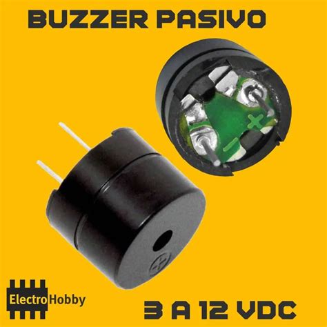 ᐉ Buzzer Arduino 12085 16r Zumbador Pasivo Universal