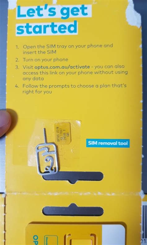 Optus Sim Card For Australia Mobile Phones Gadgets Mobile Gadget Accessories Other Mobile