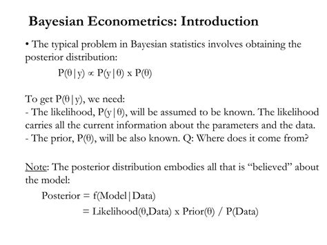 Ppt Lecture 17 Bonus Bayesian Econometrics Powerpoint Presentation