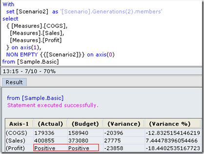 Oracle BI EE 10 1 3 4 1 Essbase Connectivity Direct MDX Requests Multiple Measure
