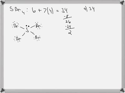 Solved Consider The Following Molecule Draw The Lewis Structure And Use That To Fill In The