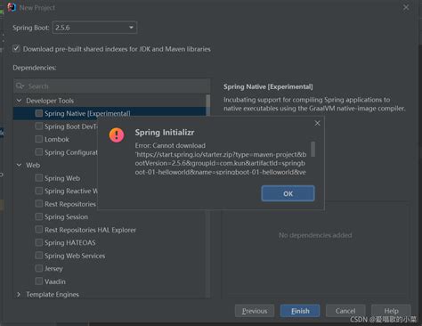 （已解决）idea创建springboot项目 url 报错 intellij idea中 server url显示error csdn博客