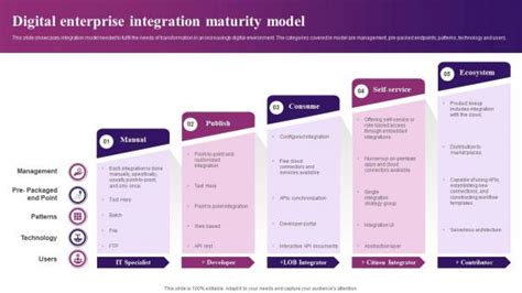Integration Maturity Model Slideteam